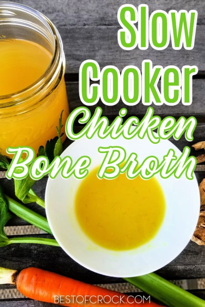 Slow Cooker Chicken Bone Broth Recipe - Best of Crock